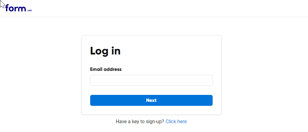 Log in to Form LMS – Form LMS Guide